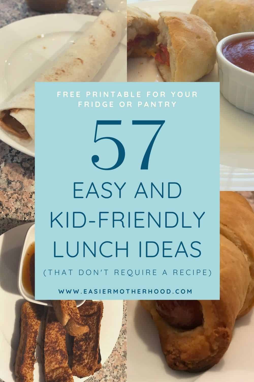 Kid Friendly Lunch Ideas with No Recipe Required - The Default Cook