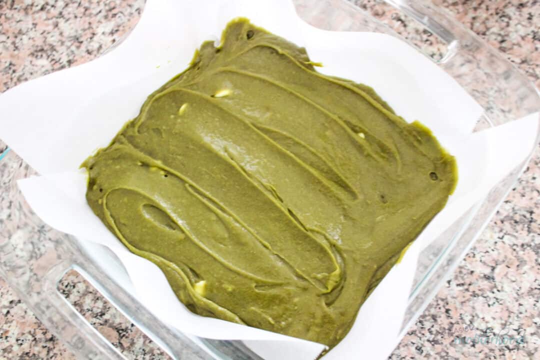 Fudgy Matcha Brownies with White Chocolate - The Default Cook