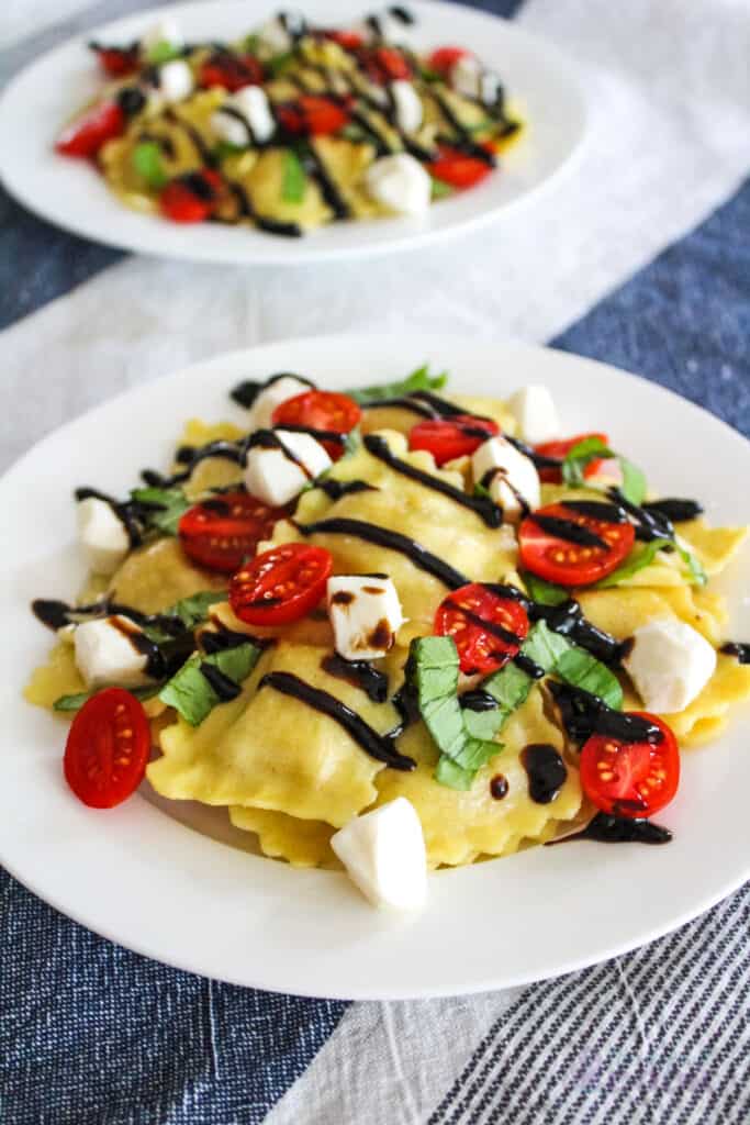 Caprese Ravioli - The Default Cook