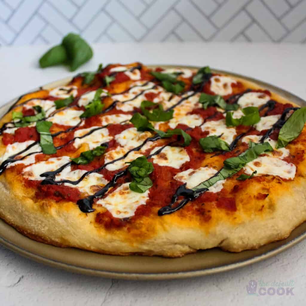 Easy Bruschetta Pizza - The Default Cook