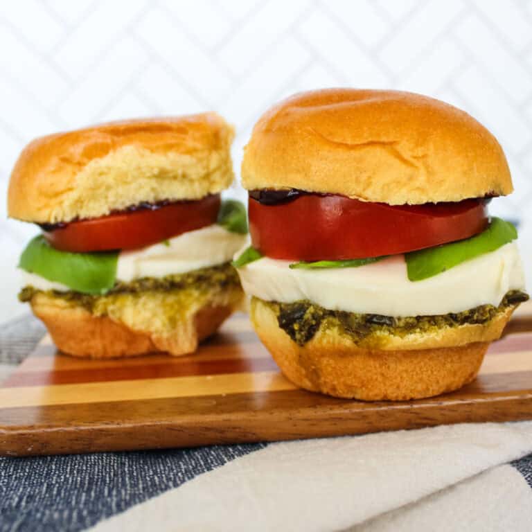 Pretzel Bun Sandwich with Deli Turkey and Cheese - The Default Cook