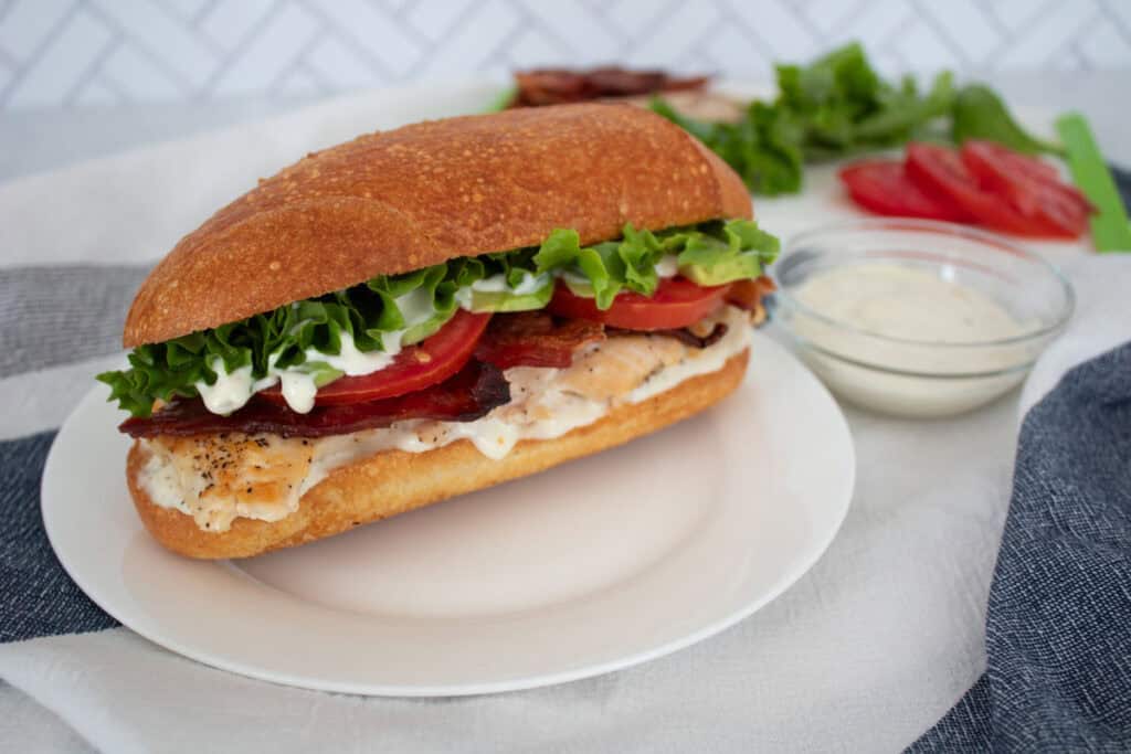 Chicken Bacon Ranch Sandwich - The Default Cook