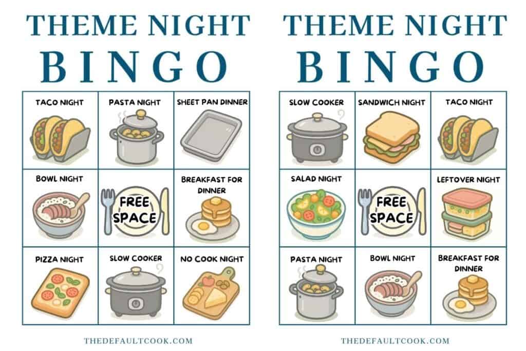 Meal Planning with Theme Nights (11 Easy Theme Night Ideas) - The ...